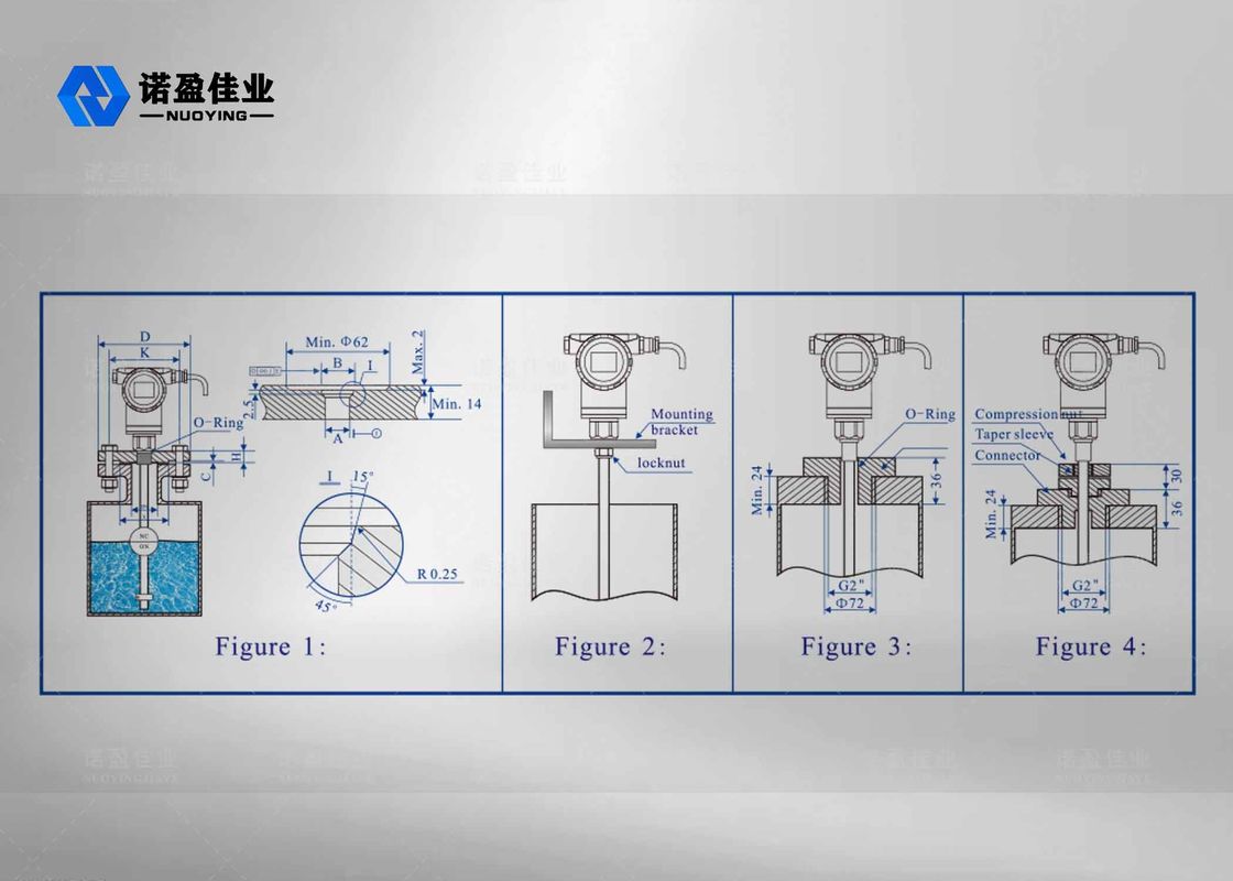 Stainless Steel Vertical Mounted Magnetic Level Gauge Floated Water ...