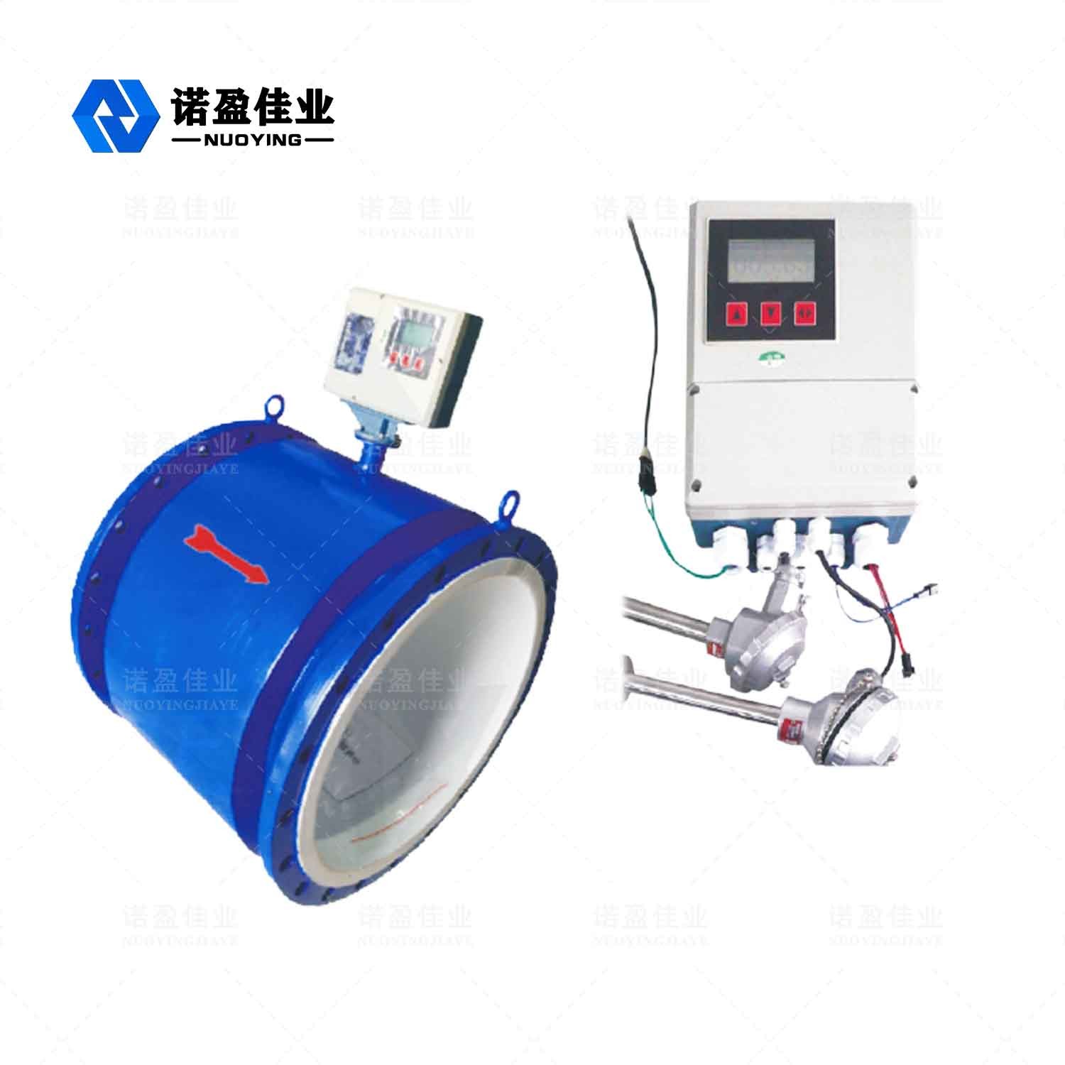 Stainless Steel Electromagnetic Flow Transmitter 15mm - 800mm NYLL-CH