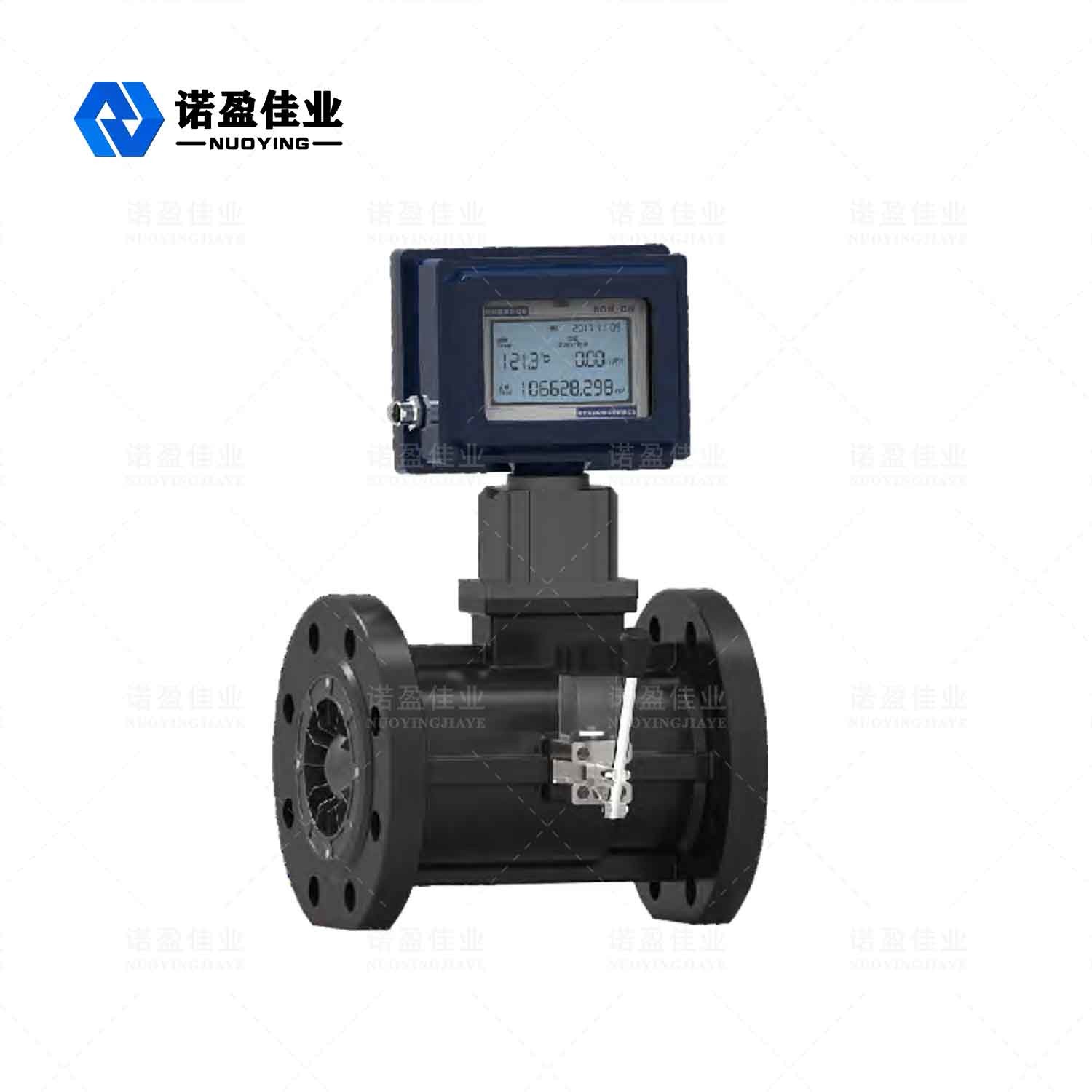 Smart Gas Turbine Flow Meter NY400-Q used in natural gas coal-to-gas liquefied gasmeasurement ...